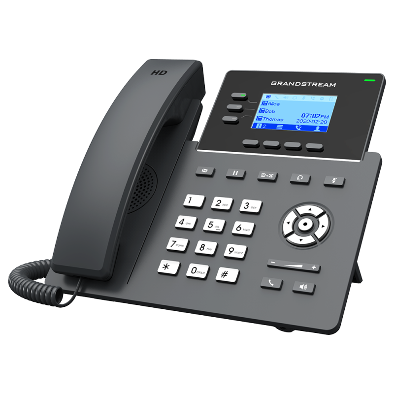 Grandstream GRP2603P 3-line VoIP IP Phone with HD audio