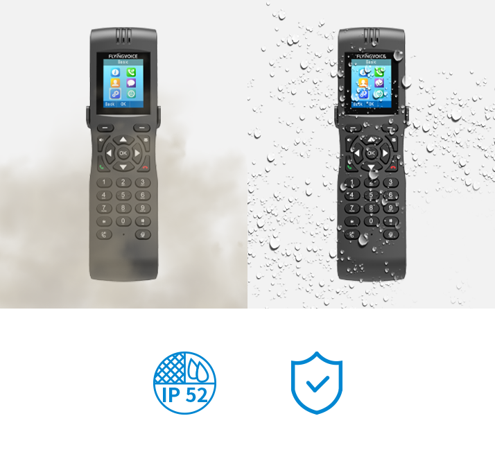 Flyingvoice FIP16Plus Portable Dual-Band Wireless IP Phone